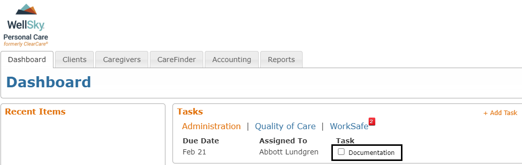 WellSky Personal Care Connect API